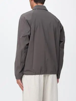 Emporio Armani Polyester & Viscose Blend Shirt Jacket