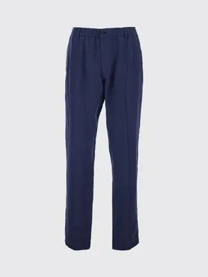 Emporio Armani Slim Fit Linen Trousers