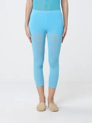 Paloma Wool Slim Fit Knit Leggings In Organic Cotton With A Mid-rise Waist
