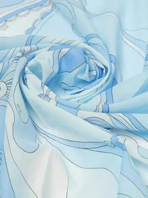 Emilio Pucci Neck Scarf - Gnawed Blue
