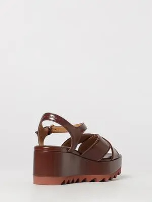 Stella McCartney Platform Wedge Sandals With Saw-edge Sole