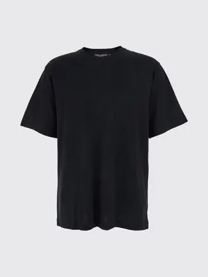 Dolce & Gabbana Cotton Short-sleeved T-shirt With Crew Neck