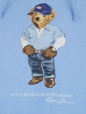Polo Ralph Lauren Cotton Hoodie With Teddy Bear Print