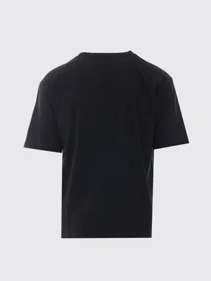 Valentino Garavani Crewneck Cotton T-shirt With Graphic Print And Dropped Shoulders