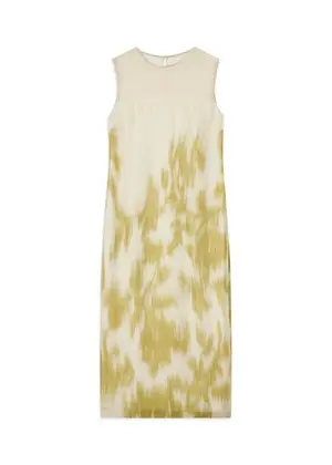 Whistles Sleeveless Round Neck Midi Dress