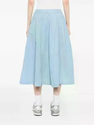 AGNES B. Ribstop Midi Skirt
