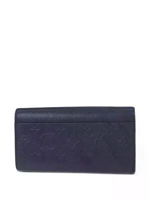 LOUIS VUITTON 2019 Empreinte Portefeuille Sarah Wallet - Blue
