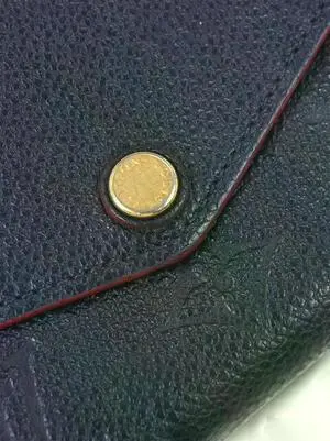 LOUIS VUITTON 2019 Empreinte Portefeuille Sarah Wallet - Blue