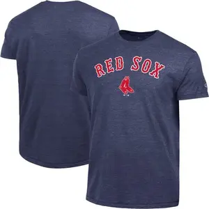Champion Boston Red Sox Cooperstown Wordmark Lockup Tri-blend T-shirt - Navy