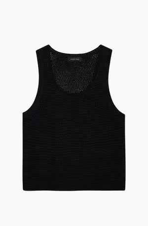 ANINE BING Arie Tank - Black
