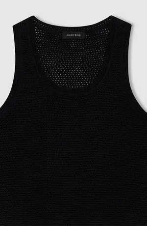 ANINE BING Arie Tank - Black
