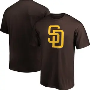 Profile San Diego Padres Big & Tall Primary Logo T-shirt - Brown