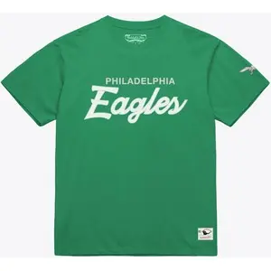 Mitchell & Ness Philadelphia Eagles Head Coach Classic T-shirt - Kelly Green