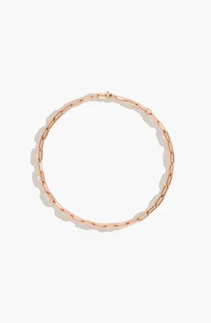 AURATE Paperclip Chain Bracelet