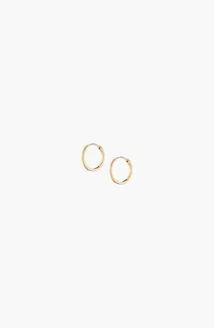AURATE Hinged Huggie Earrings