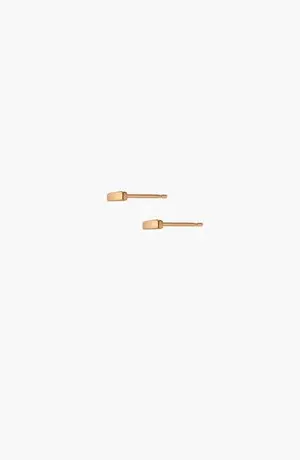 AURATE Mini Gold Bar Earring - Yellow