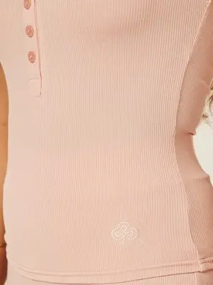 BE ATHLETICA Henley Tank Top