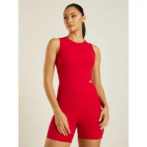 BE ATHLETICA 180 Classic Crew Neck Vest - Cherry