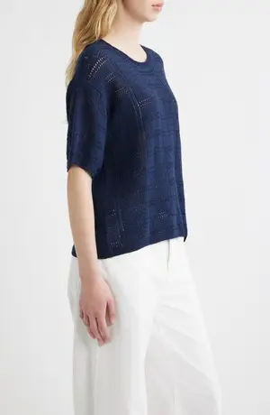 Rag & Bone Morgan Pointelle Stitch Sweater