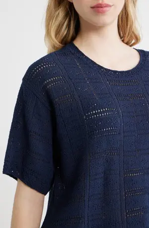 Rag & Bone Morgan Pointelle Stitch Sweater