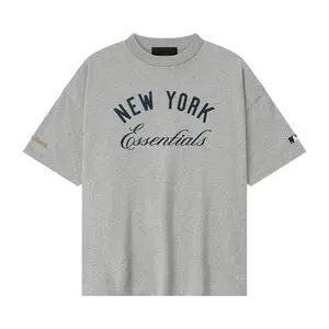 Fear Of God Yankee Stadium 90s Tee 'concrete Heather - Grey