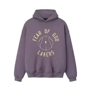 Fear Of God Lakers X Barkley Hendricks 90s Hoodie - Brown