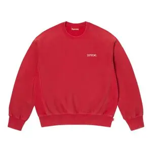 Supreme Washed Crewneck - Red