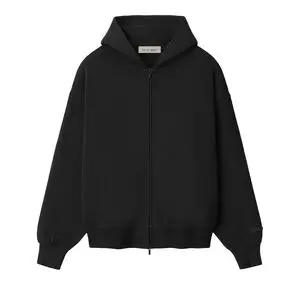 Fear Of God Classic Zip-up Hoodie 'vintage /white - Black