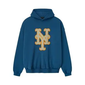 Fear Of God Mets Sport Hoodie - Blue
