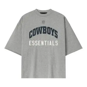 Fear Of God Cowboys 90s 3/4 Sleeve Tee 'concrete Heather - Grey