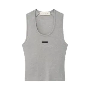 Fear Of God Rib Knit Fitted Tank - Grey