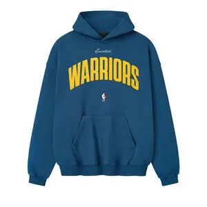 Fear Of God Essentials Warriors Graphic Hoodie - Blue