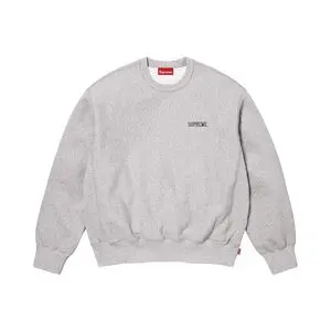 Supreme Washed Crewneck 'heather - Grey