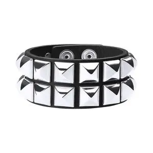 SUPREME Supreme Studded Leather Bracelet