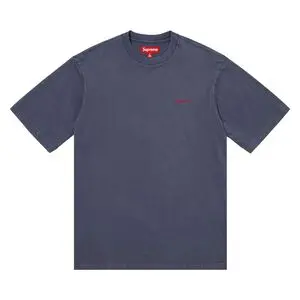 Supreme Washed Short-sleeve T-shirt - Blue