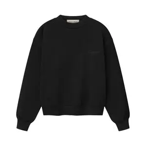 Fear Of God Signature Classic Crewneck Sweatshirt 'vintage - Black