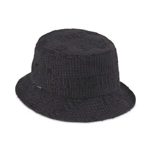 Supreme Monogram Gingham Crusher Hat - Black