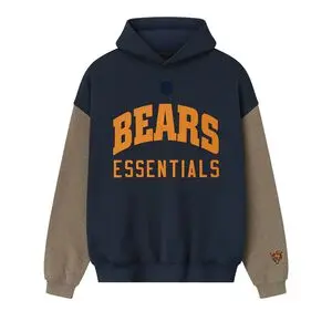 Fear Of God Bears Sport Hoodie 'dark Sapphire/ Homestead Heather - Blue
