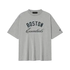 Fear Of God Red Sox 90s Tee 'concrete Heather - Grey