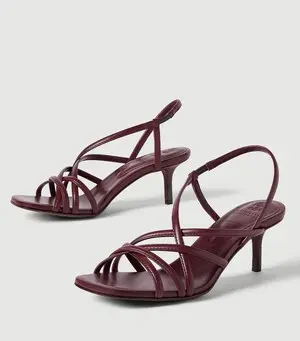 Brunello Cucinelli Leather Heeled Sandals