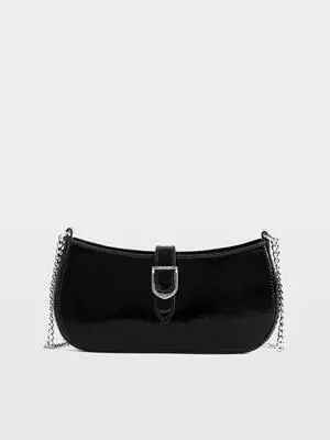 Zadig&Voltaire Janis Patent Leather Shoulder Bag