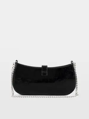 Zadig&Voltaire Janis Patent Leather Shoulder Bag
