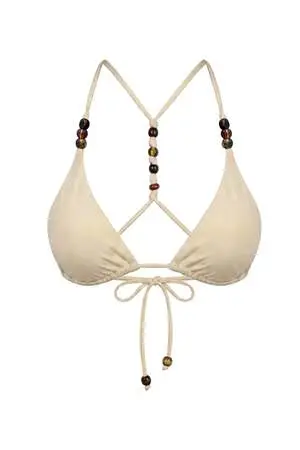 NICHOLAS Rita Racerback Bikini Top - Lemon