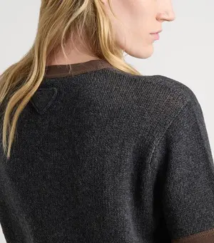 Prada Cashmere Crew Neck Sweater