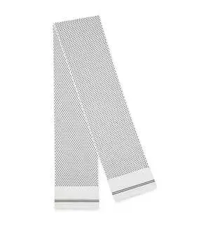 TOM FORD Silk Tuxedo Scarf - Ivory
