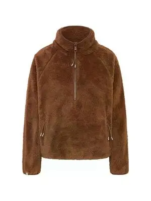 The Upside Harlow Fleece Half-zip Sweatshirt - Brown