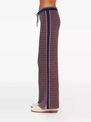 The Upside Lumiere Juniper Geometric-pattern Track Pants