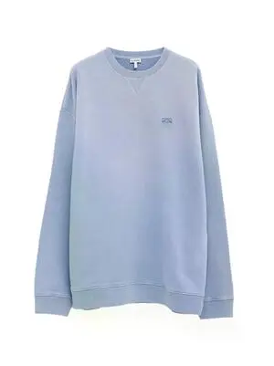Loewe Anagram Embroidered Sweatshirt - Blue