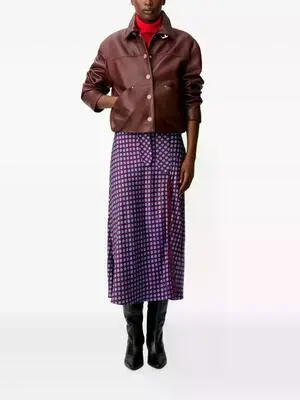 Claudie Pierlot Oversized Leather Jacket