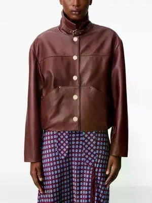 Claudie Pierlot Oversized Leather Jacket